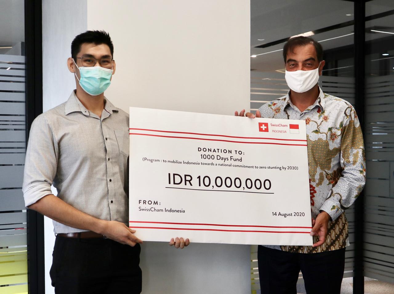 SwissCham Indonesia donated to 1000 Days Fund | SwissCham Indonesia